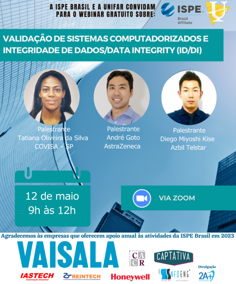 Webinar Gratuito “validação De Sistemas Computadorizados E Integridade De Dadosdata Integrity